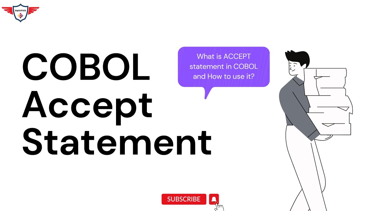 COBOL ACCEPT Statement Tutorial - What is the ACCEPT statement in COBOL and How to use it? #cobol