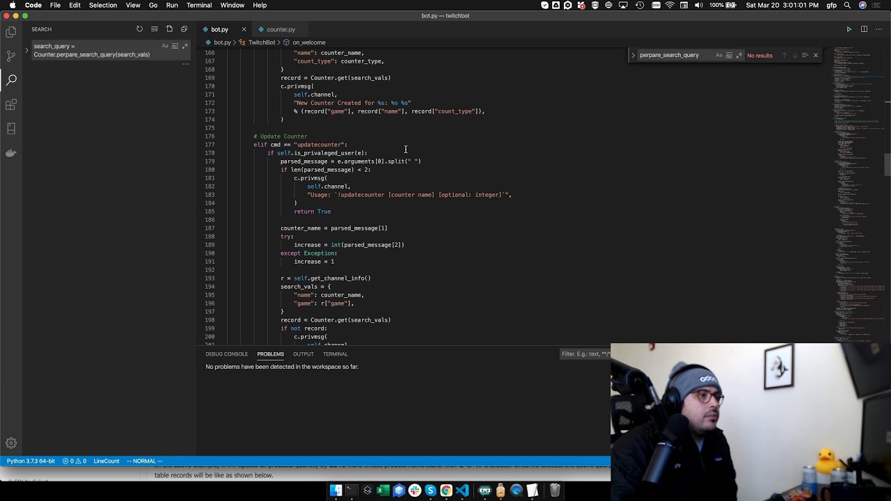 Twitch Bot | Creating a Python/SQLite based twitch bot for fun!