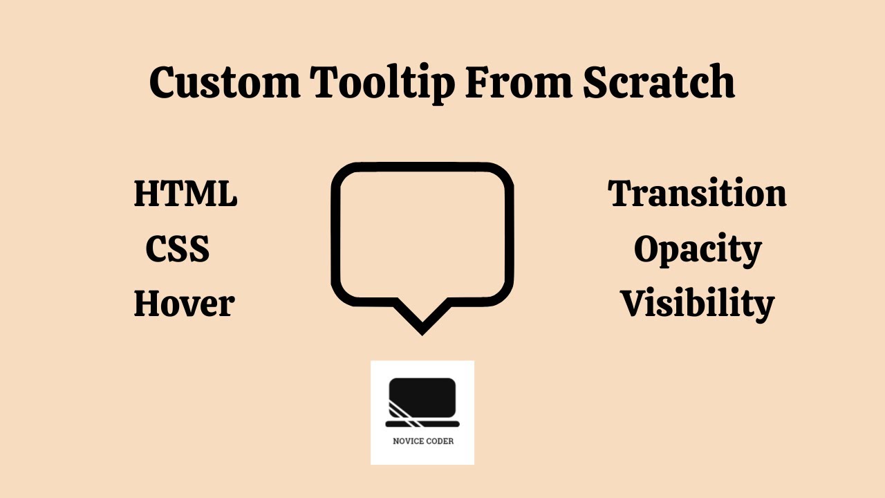 CSS Tooltip Tutorial | Designing Elegant Custom Tooltips for Web Development | Tooltip From Scratch