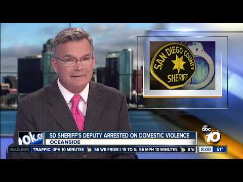 Sd sheriff's deputy arrested on domestic violence
