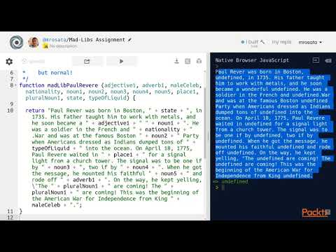 Learn JavaScript and jQuery in 7 Days Assignment Review from Day 1| packtpub com - Mind Luster