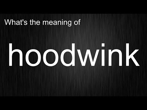 Cracking The Code Of "hoodwink": Master Pronunciation and Usage Like A Pro!