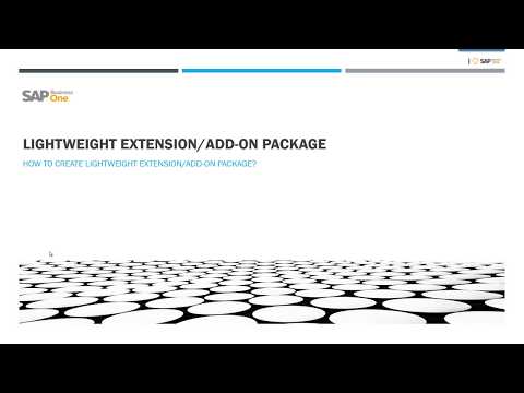How to Create Lightweight Extension in SAP B1 ? (SAP Business One)