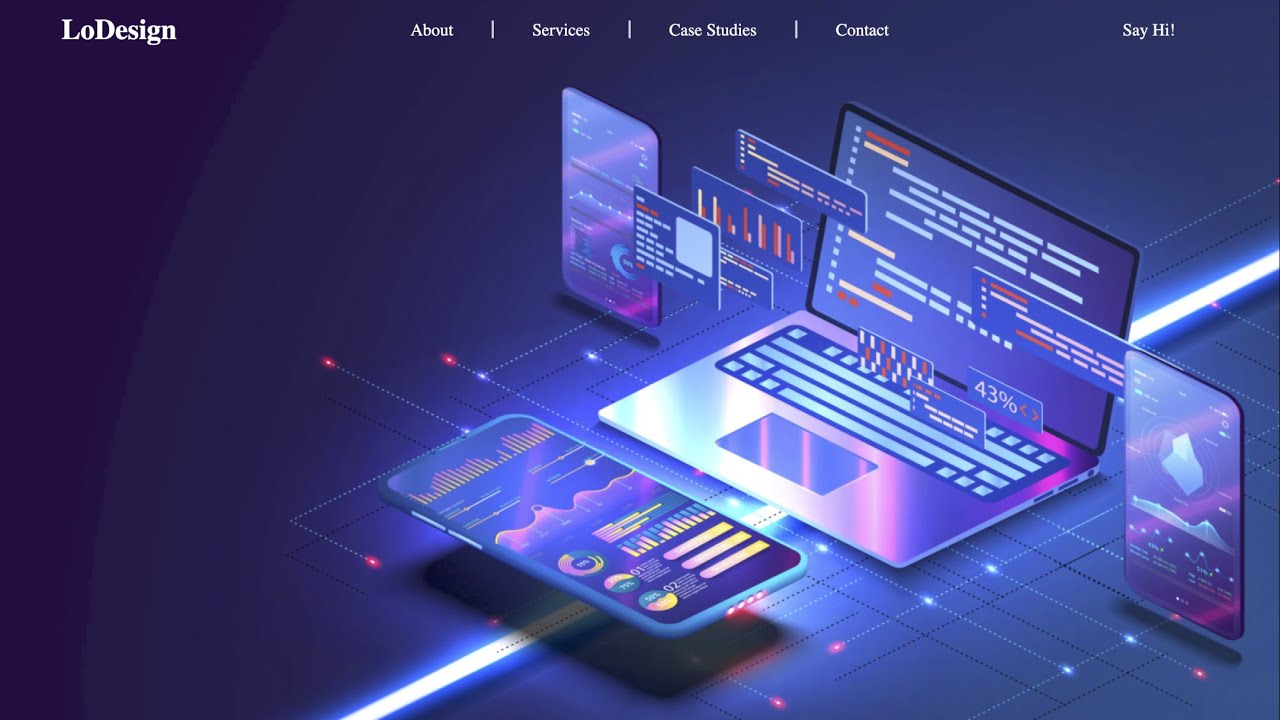 Create Responsive Navbar using HTML CSS and JavaScript | Hamburger Menu