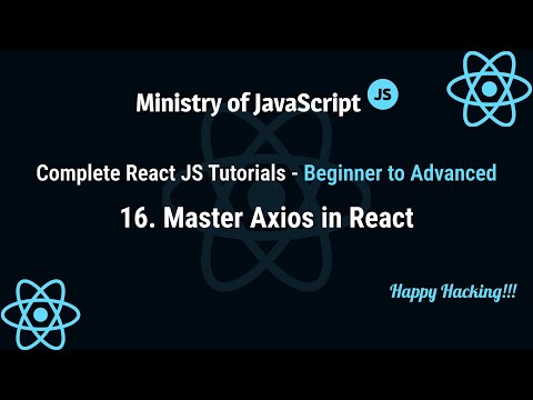 React JS Tutorials | Master Axios in React | React JS From Beginner to Advanced Crash Course