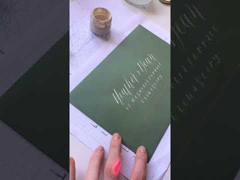 Modern Calligraphy Envelope Addressing