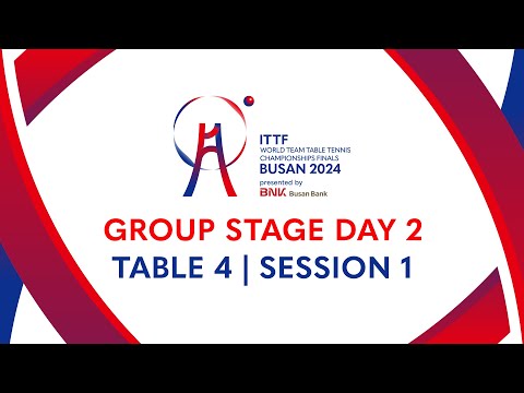 LIVE! | T4 | Day 2 | ITTF World Team Table Tennis Championships Finals Busan 2024 | FRA vs ALG (M)