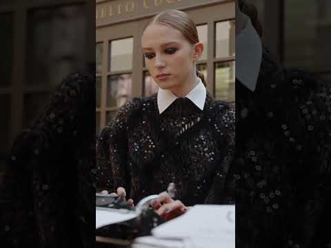 Typing out the codes of elegance of the FW24 Women's Collection. #BrunelloCucinelli #Cucinelli #MFW