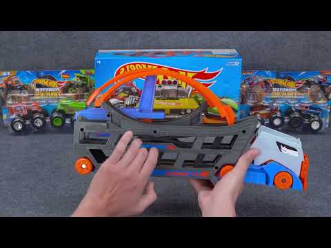 Hot Wheels Collection Unboxing Toy Review ASMR | Hot Wheels Cars Global Racers Cup Jumping Raceway
