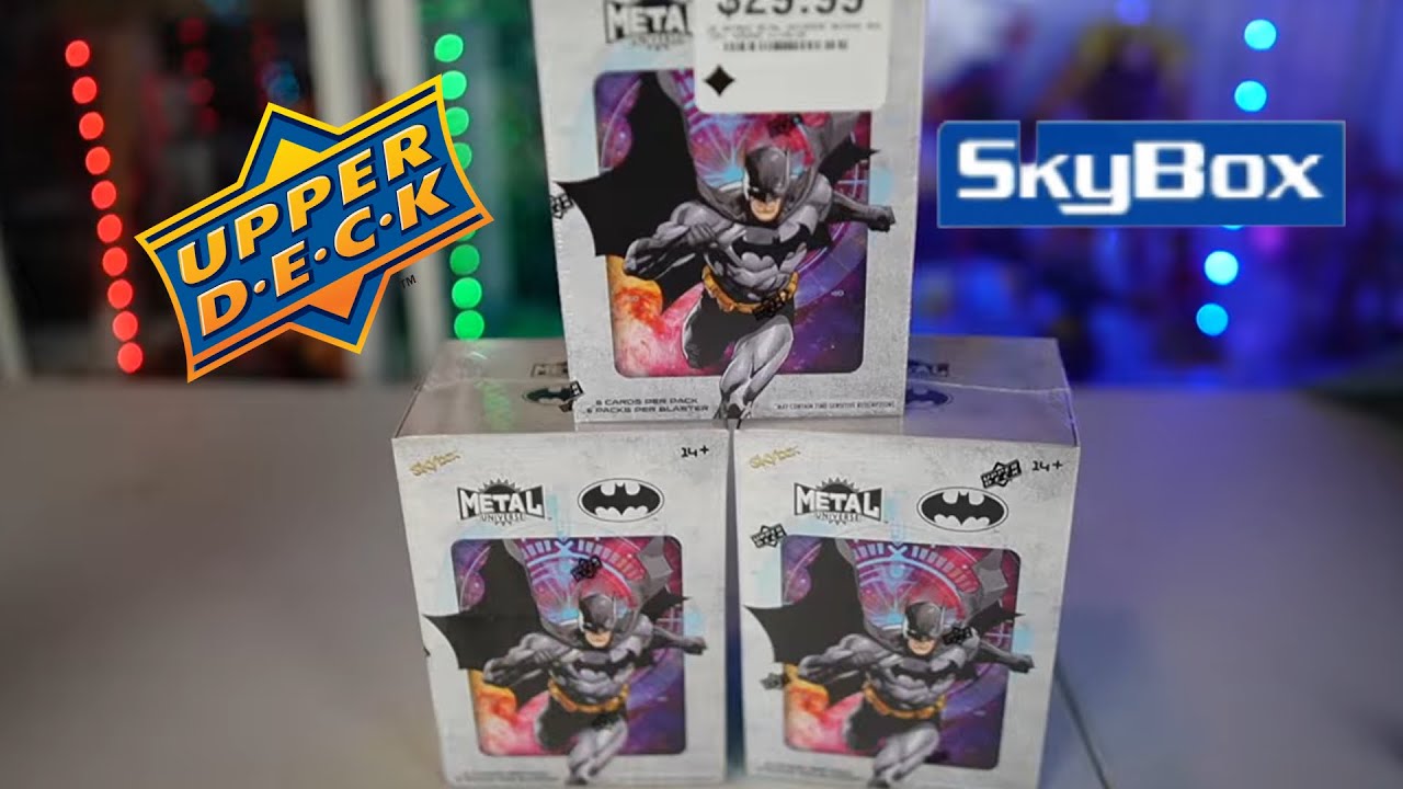 2025 Skybox Metal Universe Batman Tradijg cards Unboxing  