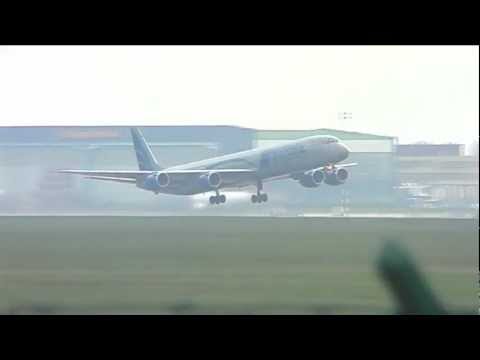 National Airlines DC-8-73(CF) departure from Budapest-Ferihegy