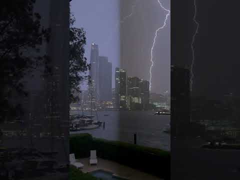 Severe Thunderstorm Strikes Sydney: Lightning & Thunder 15th Jan 2025 | Extreme Weather Hits NSW