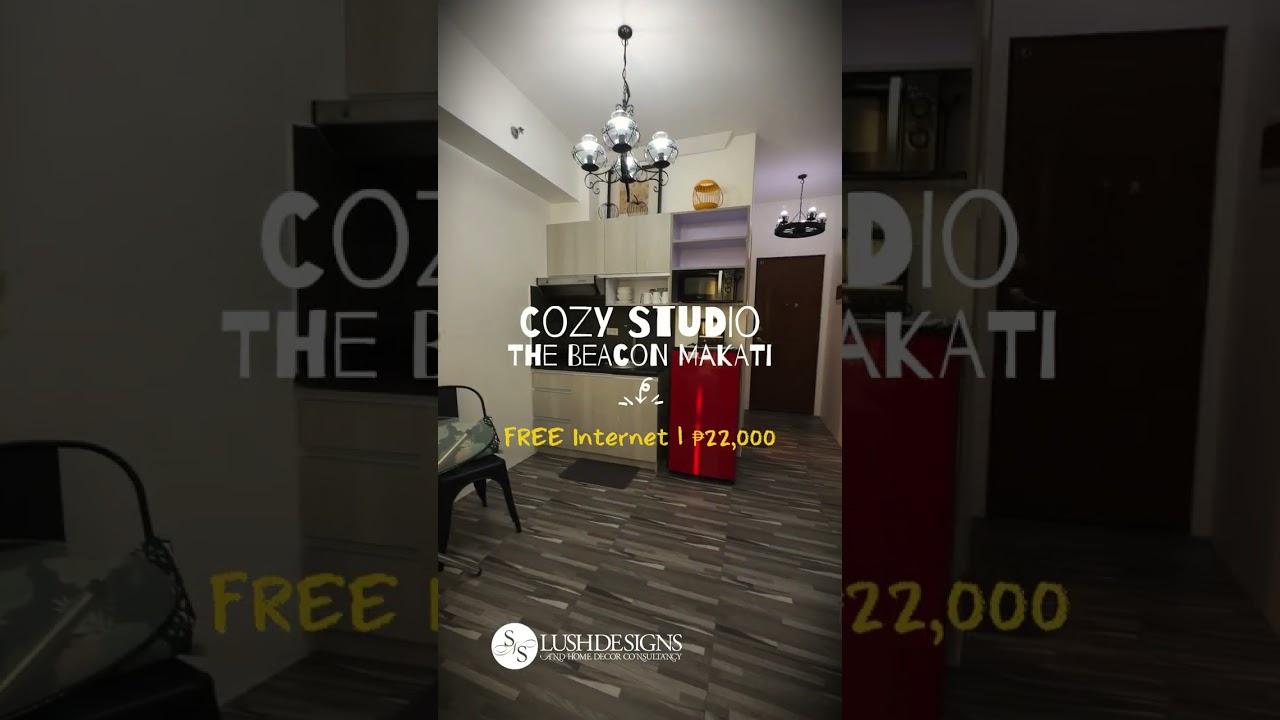 FOR RENT: Cozy  Studio w FREE Internet ₱22,000/mo. The Beacon Makati #realestate  #thebeaconmakati