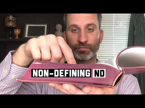 Non-Defining Non-Duality