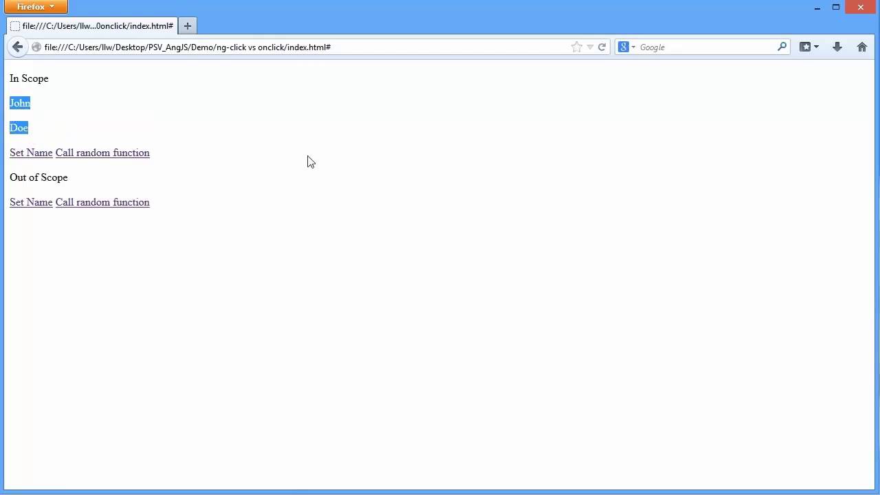 AngularJS Tutorial #13 - ng-click directive