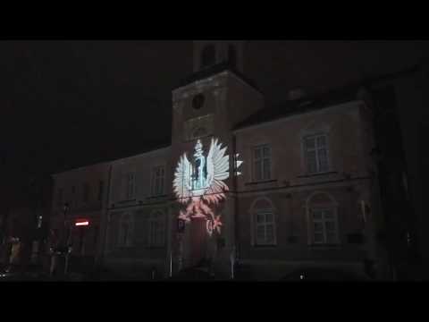 Wideo mapping ŁOMŻA DLA NIEPODLEGŁEJ