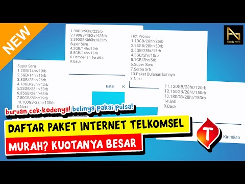 CARA DAFTAR PAKET INTERNET TELKOMSEL MURAH - BELI PAKAI PULSA