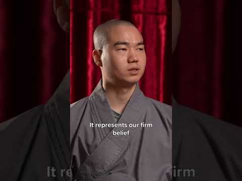 Why do Shaolin monks have dots on their heads? #shorts