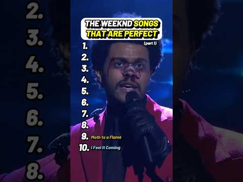 The Weeknd songs that are perfect part 1
