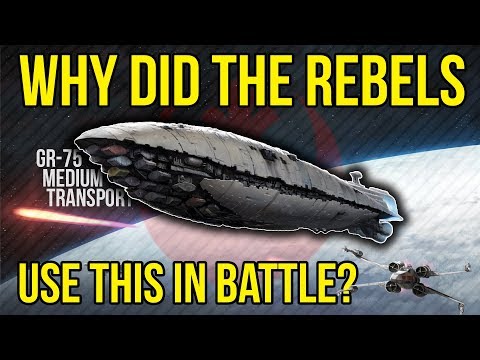 Why did the Rebels use GR-75 Transports in Battle? Star Wars Lore Explained