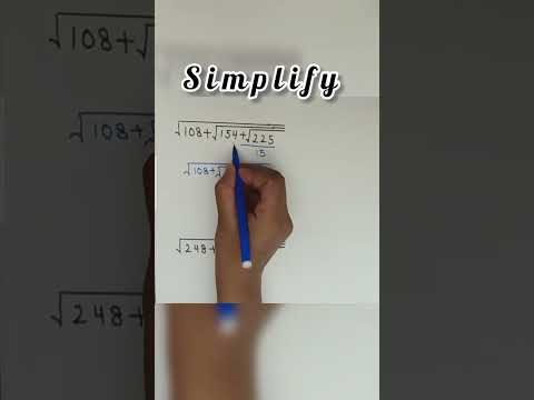 😮😮Simplify square roots||Easy square roots||Math short tricks#Shorts#Magical math trick
