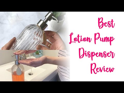 Best Lotion Pump Dispenser Review - Hand Moisturizer Caddy Bottle