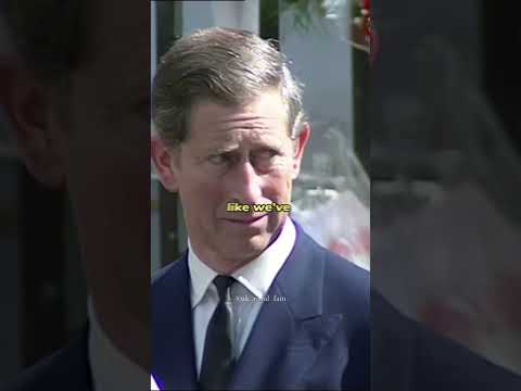 How did Prince Charles react to the news of Princess Diana's death