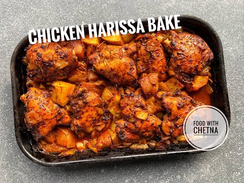 BEST CHICKEN BAKE | Chicken Harissa Bake | #cookwithme #withme | Food with Chetna