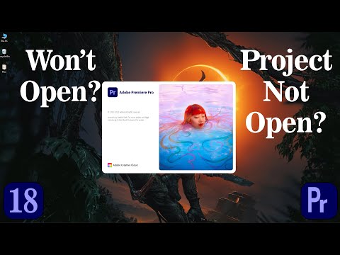 How to open a premiere pro project and optimize premiere panels in Premiere Pro CC - Class 18