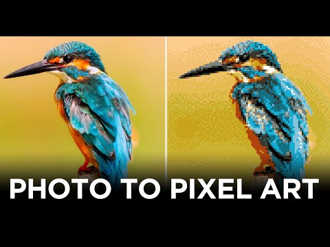 How to Convert Any Photo Into Pixel Art (Simple Photoshop) | AsiaDesignz