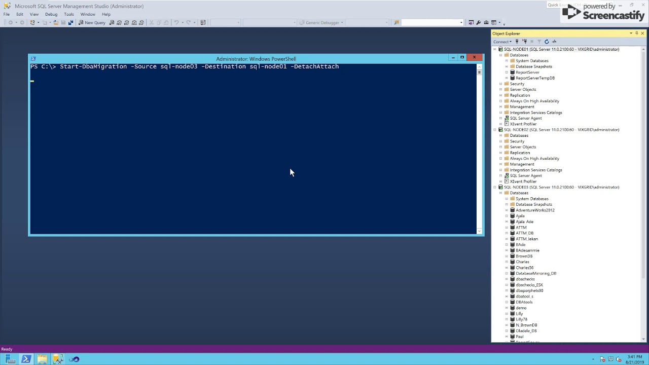 SQL Server migration using PowerShell- dbatools