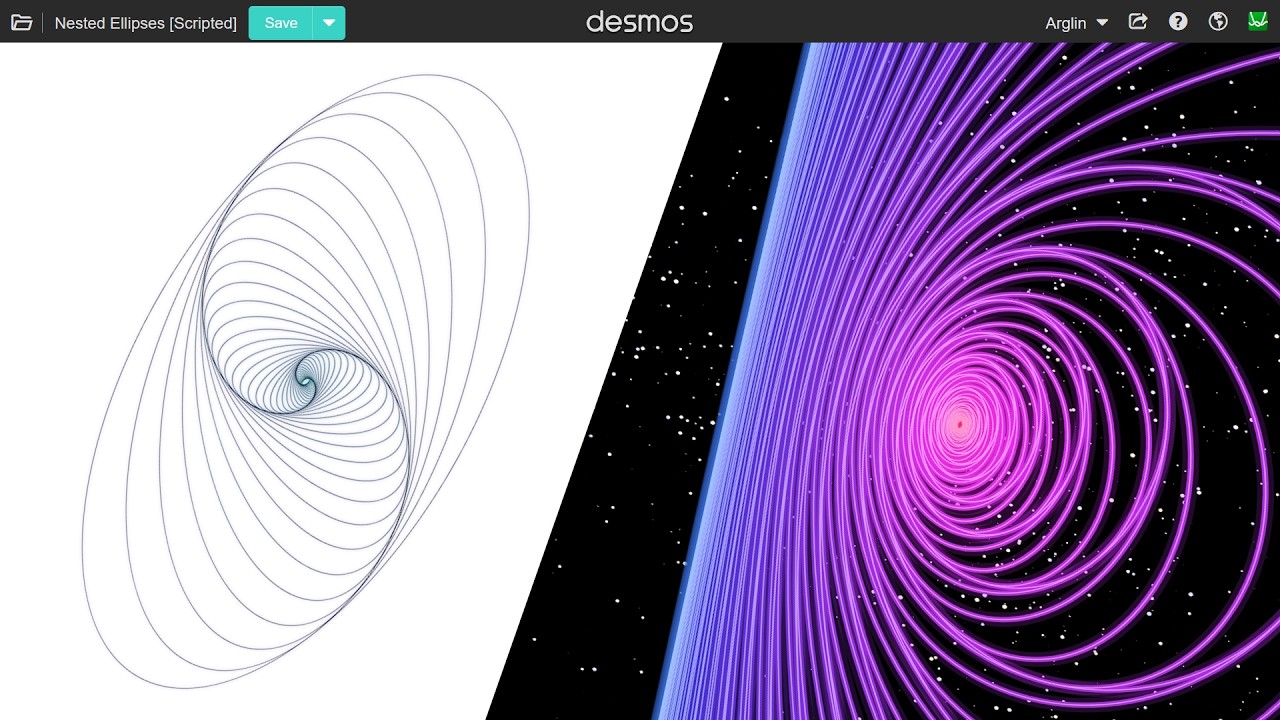 Nesting Ellipses, but I took it too far | Desmos