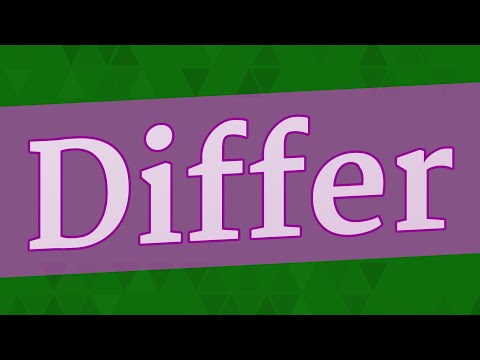 DIFFER pronunciation • How to pronounce DIFFER