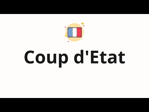 How to pronounce Coup d'Etat