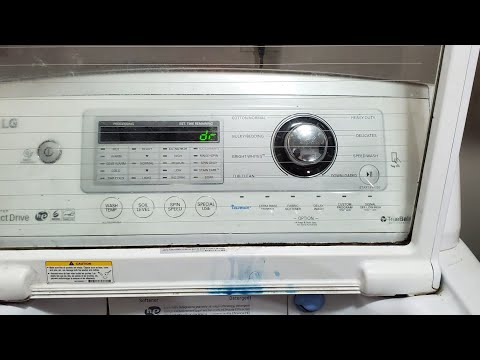 LG topload washer dr code and no drain