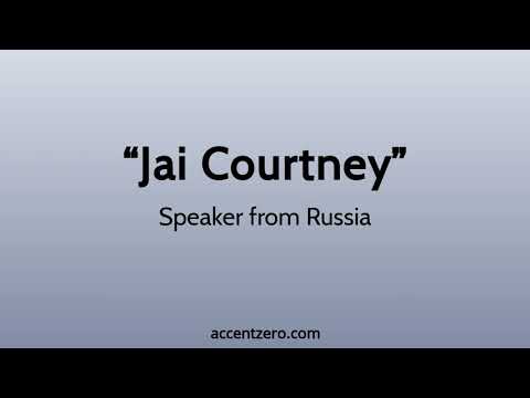 Pronounce "Jai Courtney" - Russian accent vs. native U.S.