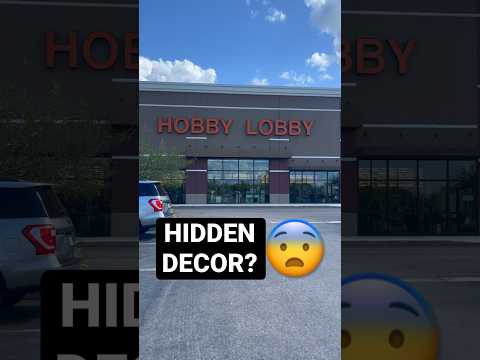 Hobby Lobby is HIDING DECOR?! 😳 #hobbylobby #homedecor #hobbylobbydecor #summerdecor #shorts