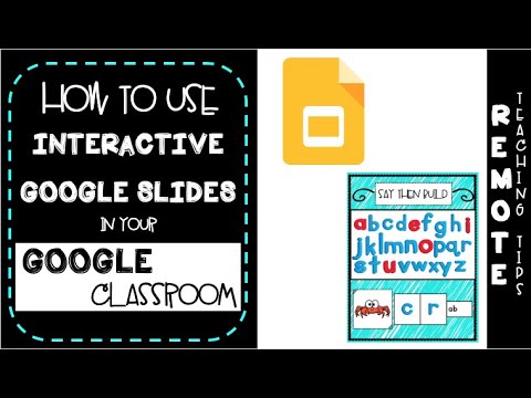 How to Use Interactive Google Slide in your Google Classroom