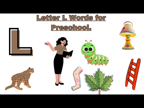 Letter L words for kids L letter words Words start with letter L L Words L for words