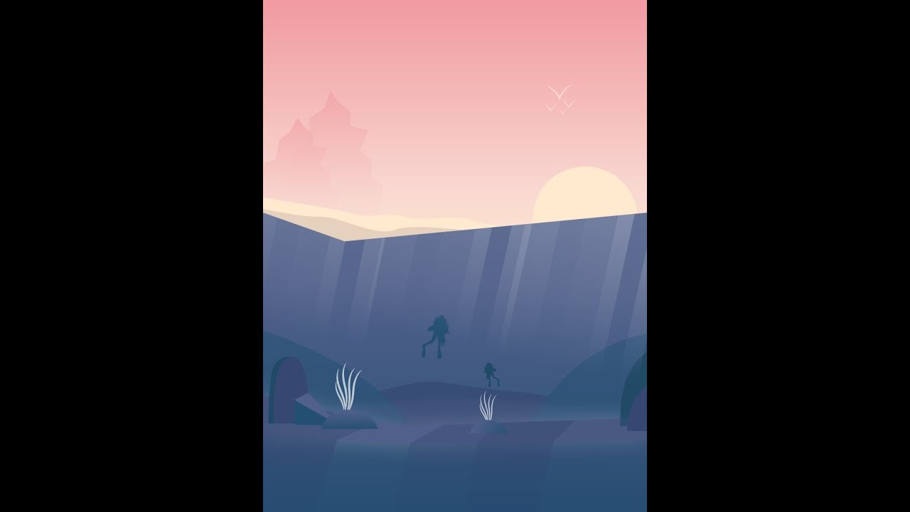 Illustrator Underwater Vector Design