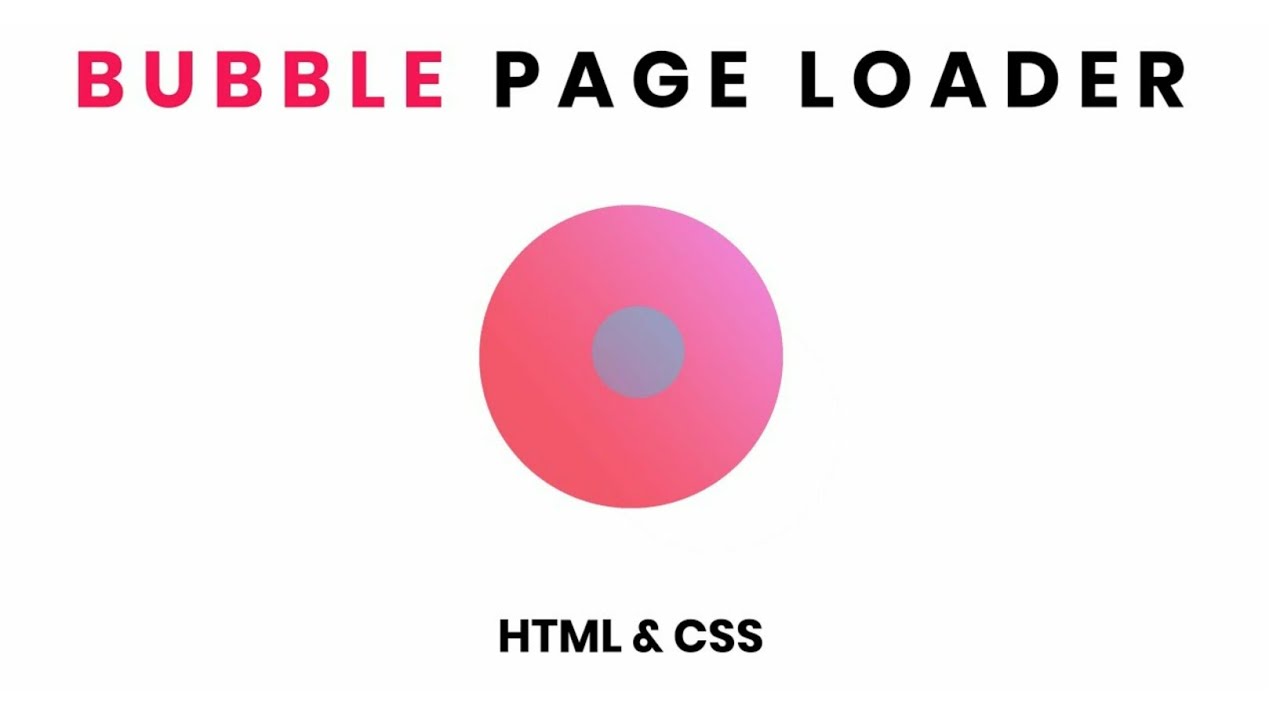 Gradient Loading Animation Effect using Html and CSS | Page Loader