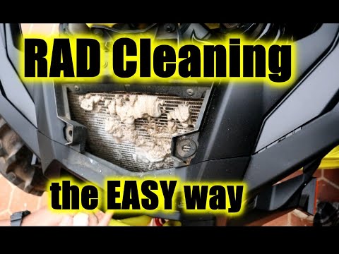 SXS Radiator Cleaning the EASY Way