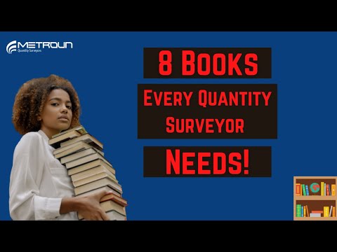 8 Books Every Quantity Surveyor Needs