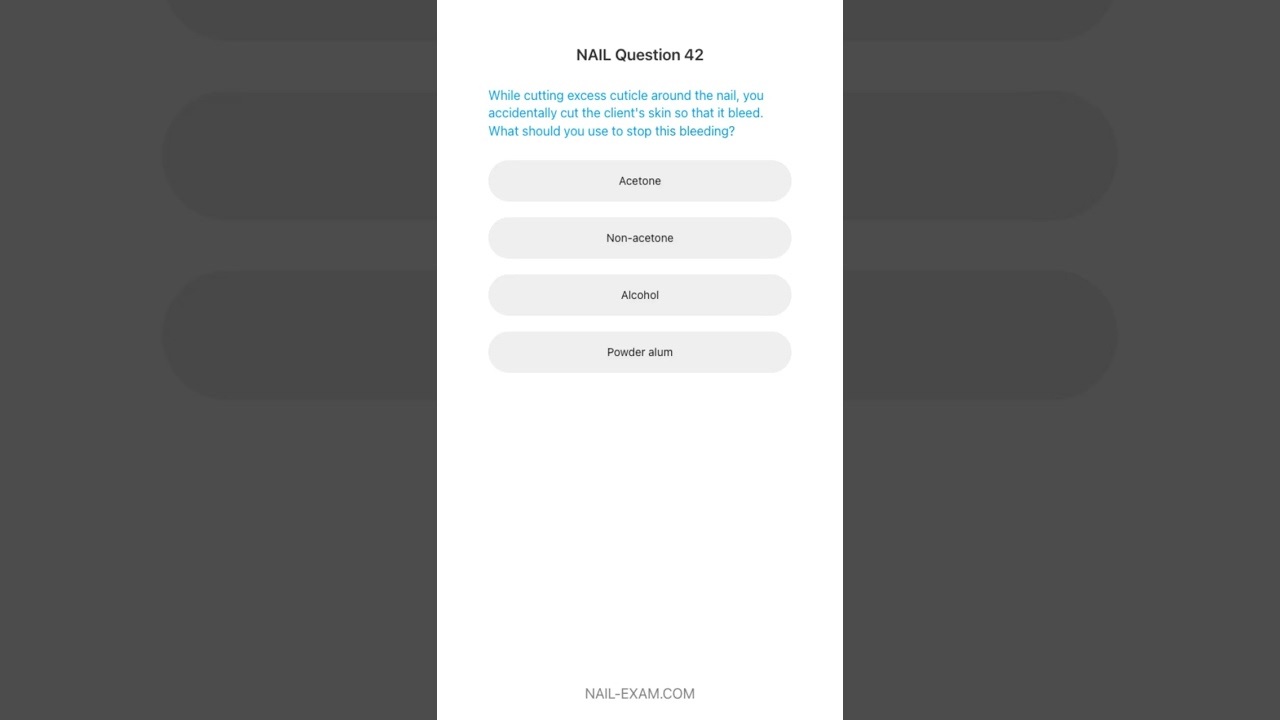 NAIL Practice Test 2023 #42: Question and Correct Answer
