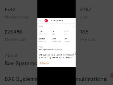 Dividend Income - BAE Systems