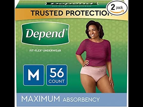 Review Depend FIT-FLEX Incontinence Underwear For Women 2021