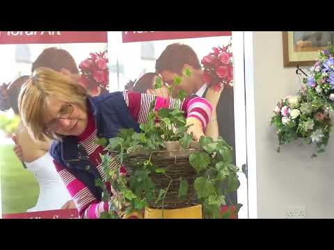 Hanging Baskets Using Artificial Flowers