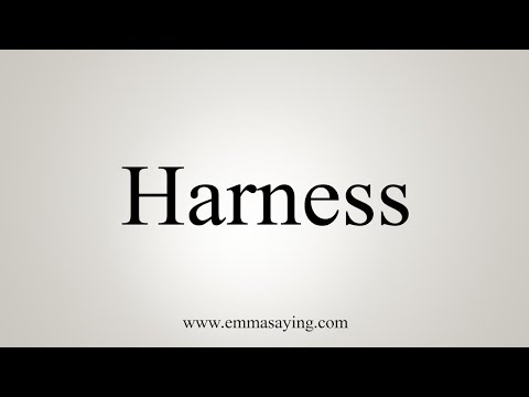 How To Say Harness