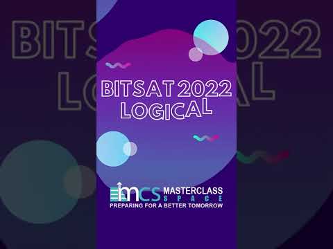 BITSAT Logical Reasoning Q 5 | Logical Reasoning BITSAT 2022 | BITSAT Test Series By BITSians