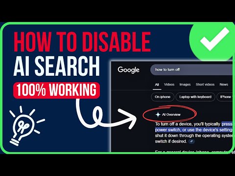 How To TURN OFF AI OVERVIEW On Google (2025) | How To Disable AI Overview Google